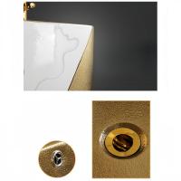 China Dual-Flush Traditional Design Modern Pedestal Sinks with Decorative Backsplash Tiles for sale