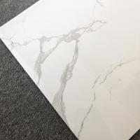 China Ceramic Tiles Super White Marble Indoor Carrara Wall Foshan Porcelain Mirror Tiles for sale
