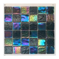 China Glitter Glass Mosaic Tiles for Swimming Pools Modern Design Style 12 Pieces for sale