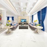 China Kerala Kajaria Flooring White Vitrified Tiles with Matte Finish and Water Absorption 0.5% for sale