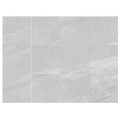 China Antibacterial Grey White Porcelain Tiles 60x60 for Wall and Floor in the Philippines for sale