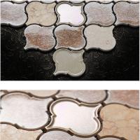 China Foshan Yellow Color Ice Cracked Kitchen Mosaic Backsplash Ceramic Tile for Wall Tiles for sale