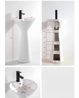 China Slowly Toilet Seat Cover Ceramic Pedestal Hand Wash Basin for Your Requirements for sale