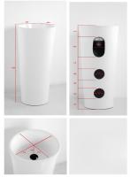 China Floor Mounted Installation European Style Ceramic Hand Wash Basin with Sanitary Wares for sale