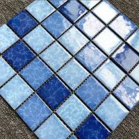 China Building Material Swimming Pool Ceramic Mosaic with Polished Surface and Anti Slip Feature for sale