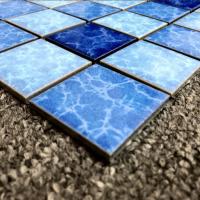 China Building Material Swimming Pool Ceramic Mosaic with Polished Surface and Anti Slip Feature for sale