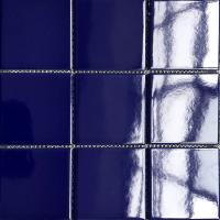 China Polished Blue Ceramic Mosaic Tile for Swimming Pool Non-Slip and Affordable Sale for sale