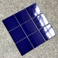 China Polished Blue Ceramic Mosaic Tile for Swimming Pool Non-Slip and Affordable Sale for sale