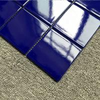 China Polished Blue Ceramic Mosaic Tile for Swimming Pool Non-Slip and Affordable Sale for sale