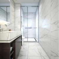 China 300x600 Foshan Glazed Ceramic Bathroom Wall Tiles Marble Vintage Inkjet Design 30x60 for sale