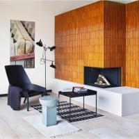China Bamboo Look Ceiling Tiles Interior Diy Decorative Wall Tiles with Vitrified Technique for sale