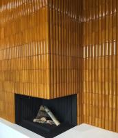 China Bamboo Look Ceiling Tiles Interior Diy Decorative Wall Tiles with Vitrified Technique for sale