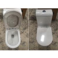 China Traditional Back to Wall Ceramic Toilet Sets and Basins with Slowly Toilet Seat Cover for sale