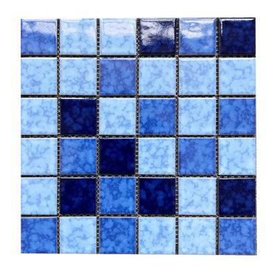 China Building Material Glazed Ceramic Non-Slip Swimming Pool Tiles for Outdoor for sale