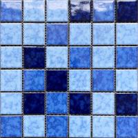 China Building Material Glazed Ceramic Non-Slip Swimming Pool Tiles for Outdoor for sale