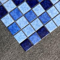 China Building Material Glazed Ceramic Non-Slip Swimming Pool Tiles for Outdoor for sale