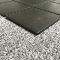 China 309x309MM Fina Standard Black Ceramic Mosaic Tile for Pools Wall/Floor/Borders/Accents for sale