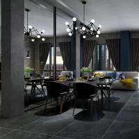China Interior Traventine Decoration Tiles Anti-slip Outdoor Porcelain Floor Tile for Patio for sale