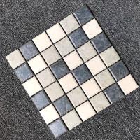 China Anti-Slip Swimming Pool Floor Tile Made of Ceramic and Glass for Acid Resistance for sale