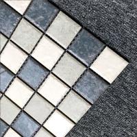 China Anti-Slip Swimming Pool Floor Tile Made of Ceramic and Glass for Acid Resistance for sale
