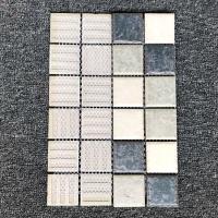 China Anti-Slip Swimming Pool Floor Tile Made of Ceramic and Glass for Acid Resistance for sale