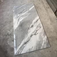 China Large Format Floor Tile 600*1200 Porcelain Grey Marble Tile with Wear-Resistance for sale