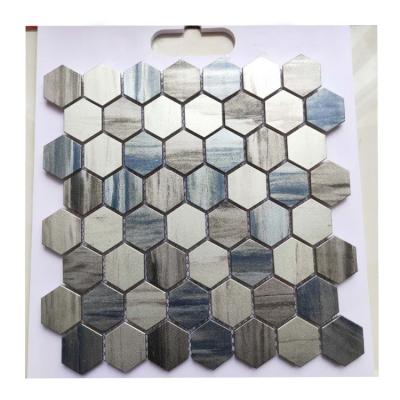 China Metal Mosaic Bathroom Wall Tiles with Acid-Resistant and Wear-Resistant Function for sale