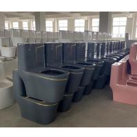 China Modern Ceramic Toilet WC and Bath Tub Set with Cleaning Environmental Glaze Bathroom Set for sale