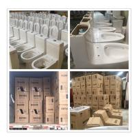 China Modern Ceramic Toilet WC and Bath Tub Set with Cleaning Environmental Glaze Bathroom Set for sale