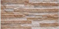 China Vitrified Tiles 600 x 600mm 3d Outdoor Culture Background Rusty Wall Stone Look Tiles for sale