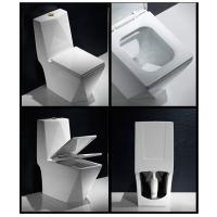 China Ceramic Toilet Seat Sets and Sink Bathroom with Traditional Design Style Water Closet for sale