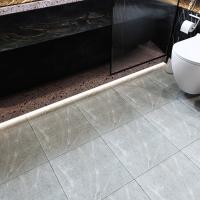 China White Stone Imitation Texture Porcelain Bathroom Floor Tiles 300x300 for Shower Space for sale