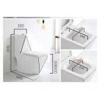 China Ceramic Toilet Seat Sets and Sink Bathroom with Traditional Design Style Water Closet for sale