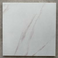 China 300*300 White Carrara Marble Bathroom Tiles with Slip Resistant Ceramic Material for sale