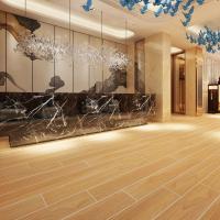 China Rustic Style Wood Finish Ceramic Floor Tiles Porcelain Wooden Wall Tile Flooring for sale