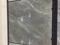 China Glazed Metallic Tiles Glossy 120x120cm Marble Digital Grey Color Floor Tiles for Hotel for sale