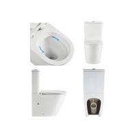 China 680x370x830mm Chinese Ceramic Floor Mounted WC P Trap Toilets for Bathroom Equipment for sale