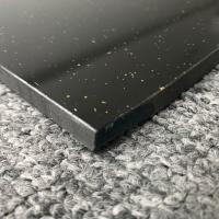 China Absolute Black Galaxy Granite Tile 60x60 with Water Absorption 0.5% and Bullnose Edge for sale