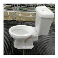 China Modern Ceramic Toilet WC 680x370x830mm Two Piece S-Trap Floor Mount Standing Toilet Set for sale