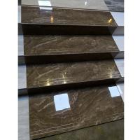 China Interior Tiles Wear-Resistant Ceramic Stair Nosing for Porcelain Stair Tread and Riser for sale