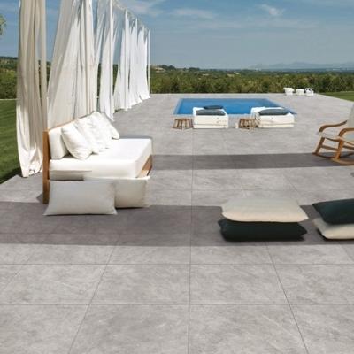 China Modern/Classic Style Non-Slip Grey Matte Floor Tile Ideal for Exterior Stairs Designs for sale