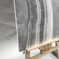 China Interior Spaces 600x1200 Modern Gray Marble Look Polished Glazed Porcelain Wall Tile for sale