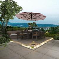 China Outdoor R12 Porcelain Granite Tile 2cm Thick Heavy Duty Balcony Floor Specification for sale