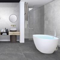 China Matte Outdoor Porcelain Homogeneous Tiles 60x60 for Non Slip Washroom and Parking Floor for sale