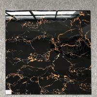 China 600x600mm Glazed Porcelain Tiles in Super Black for VWIN Foshan Ceramic Flooring for sale