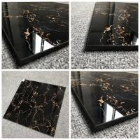 China 600x600mm Glazed Porcelain Tiles in Super Black for VWIN Foshan Ceramic Flooring for sale