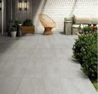 China Non Slip Sand Texture Porcelain Floor Tiles in Gray Vitrified Tiles for House Exterior for sale