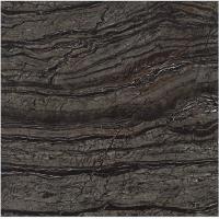 China Antibacterial Super Black 600x600mm Polished Ceramic Floor Tile for Modern Bathroom for sale
