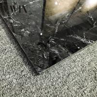 China Modern Design 600x600mm Black Polished Porcelain Floor Tiles for Elegant Interiors for sale
