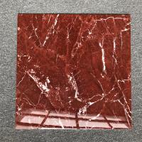 China GLOSSY Super Red 600x600mm Floor Tiles 24x24 Red Star Polished Quartz Ceramic Tile for sale